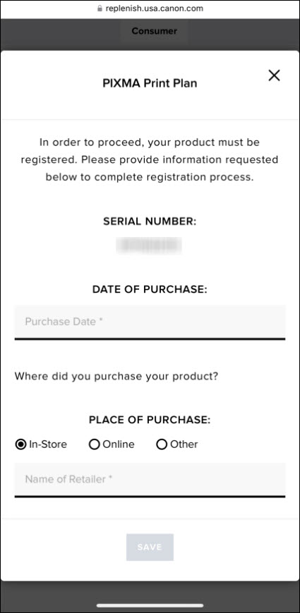 Register a Printer with PIXMA PRINT Plan Using Canon PRINT (iOS ...
