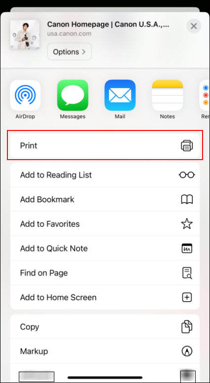 Print using AirPrint from your iOS device - iPhone or iPad
