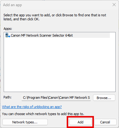 Error on computer "Cannot communicate with the scanner." when trying to ...